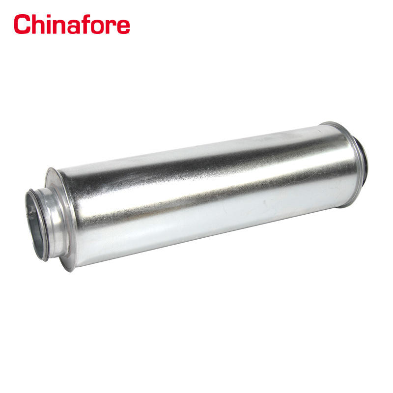 Spiral Silencer Duct Fire Resistant High Temperature Resistant Noise ...
