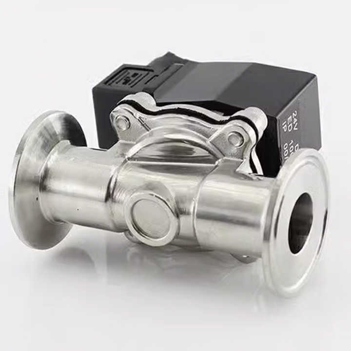Food Grade Normally Closed Polished 304 Stainless Steel Sanitary Tri ...