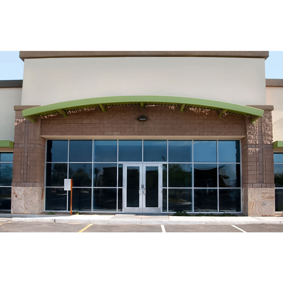 Durable Security Pivot Storefront Doors Finished Aluminum Shop Main ...