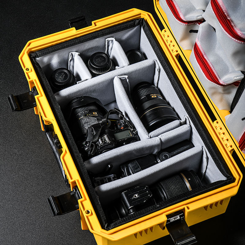 GLARY Heavy Duty Hard Plastic Photography Equipment Storage Case Box ...