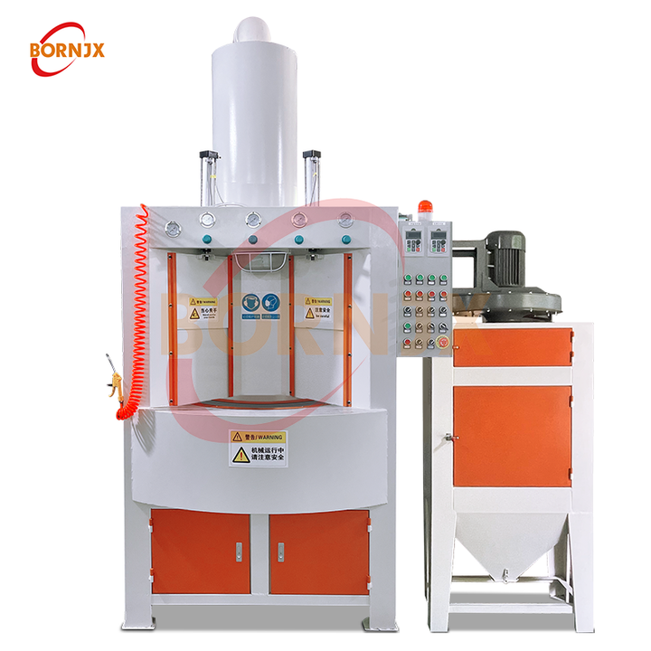 Rotary Turntable Type Automatic Sandblasting Machine for Continuous ...