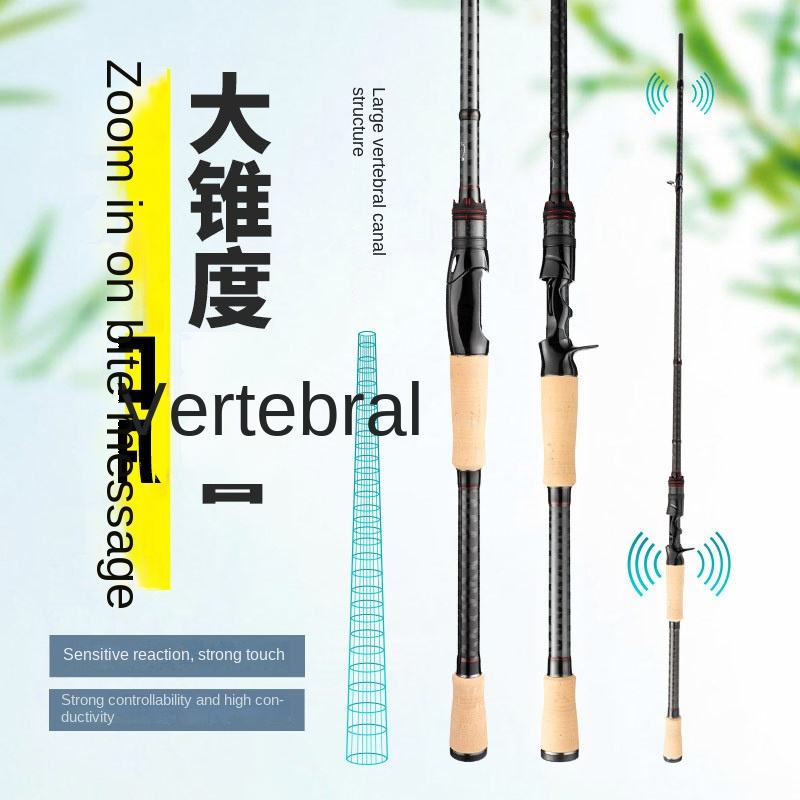 Worm Rod Black Pit Carp Bottom Fishing FAST Action Full Fuji Guide Ring ...