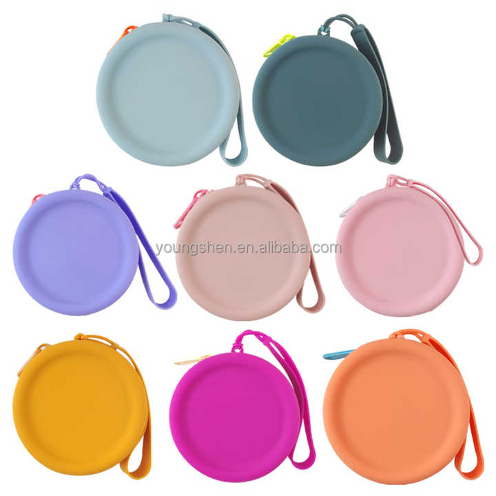 Custom Silicone Bag - Unisex Coin Purse with Zipper