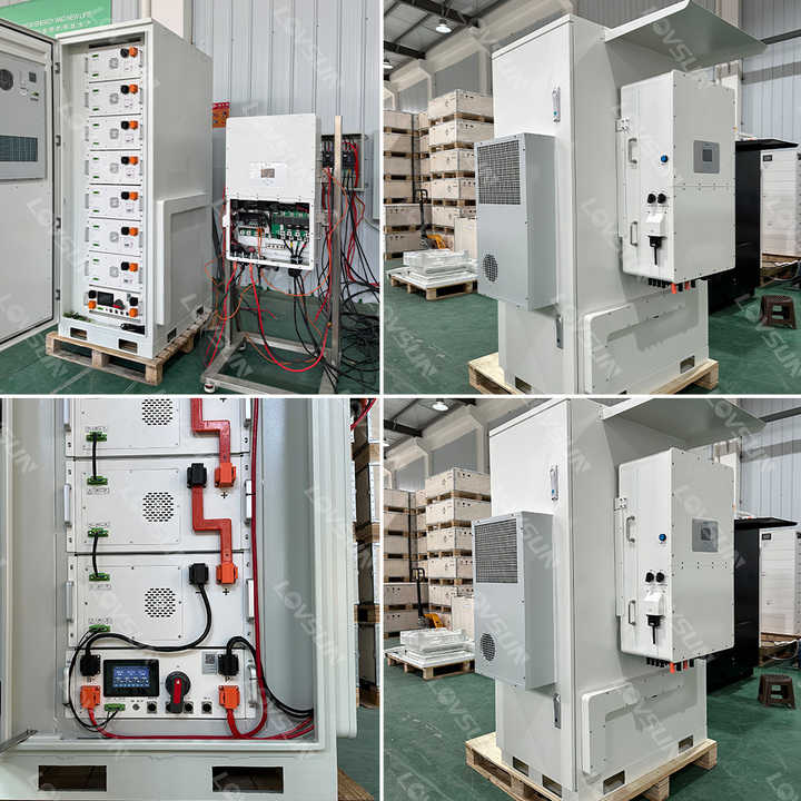 Plug and Play Outdoor Cabinet 50kw 300kw 100kwh 200kwh 500kwh Lifepo4 ...