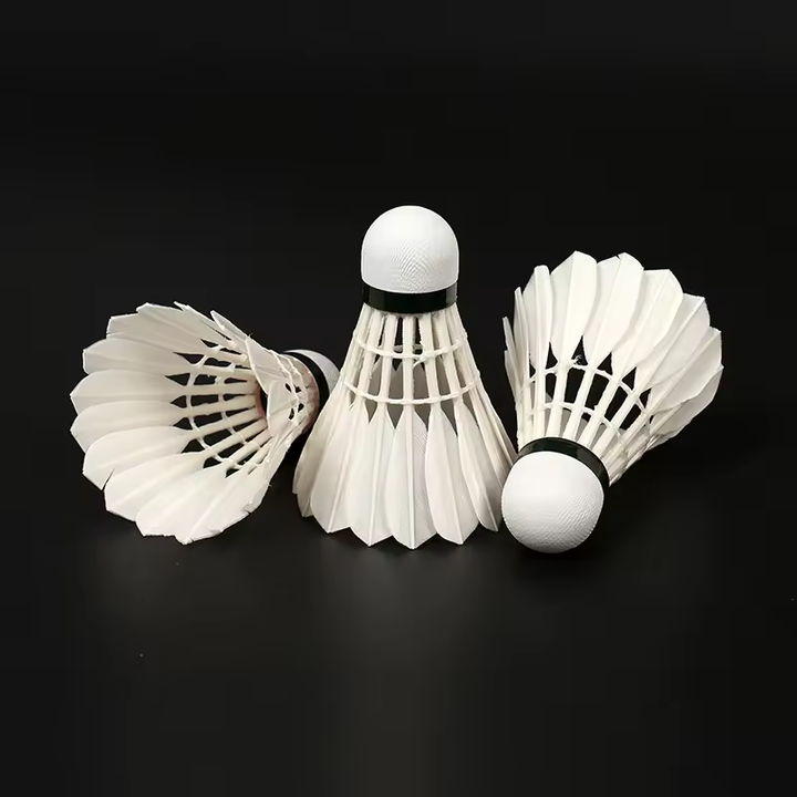 Durable Goose Feather Badminton Shuttlecock - Kunli, 12pcs, OEM