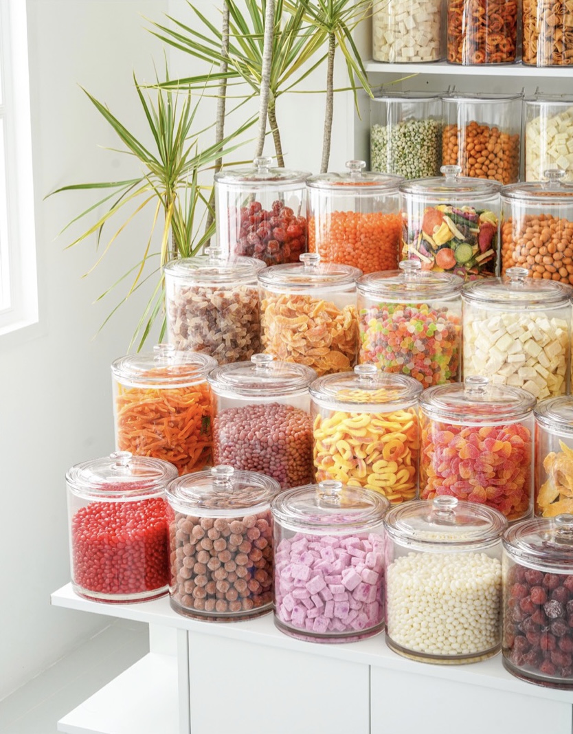 ECOBOX MY-04 Cereal Food Container Candy Nuts Box Scoop Bin Storage ...