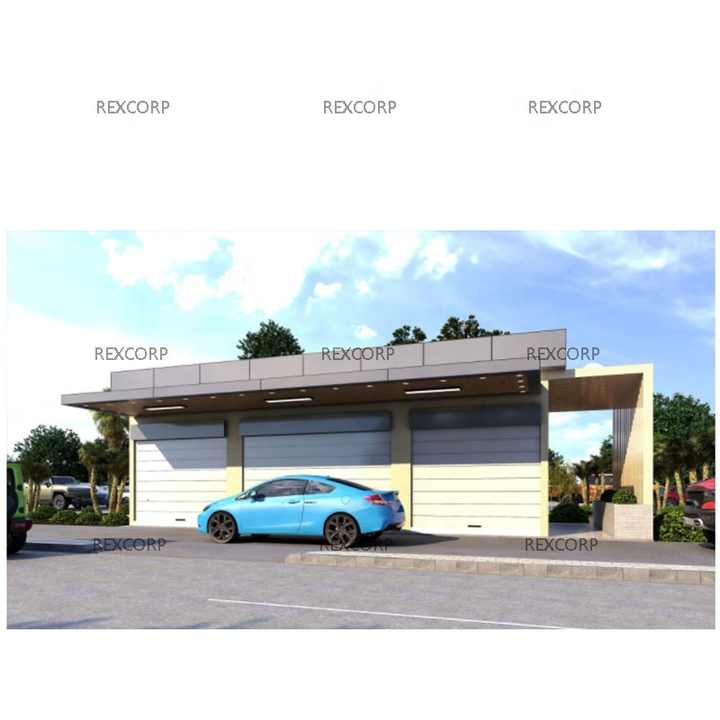 Modular Stopover Terminal Steel Structural Smart Parking Highway ...