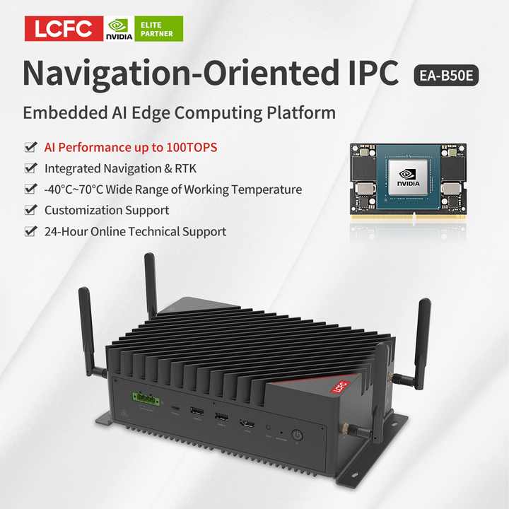 EA-B50E Industrial Jetson Orin NX 16GB Linux Development Board Rugged Navigation Computer for ...