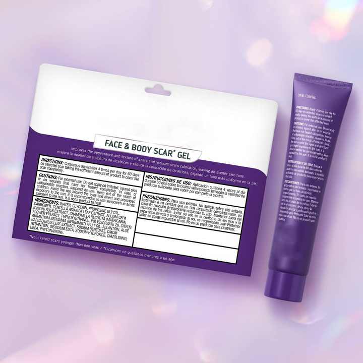 Face Body Scar Gel Stretch Marks Relief Burns Repair Cream for Old & New Scars, Stretch Marks ...
