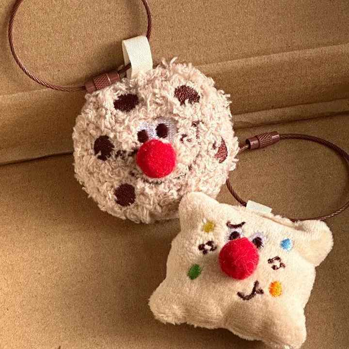 Cookie Cookie Plush Doll Creative Personality Keychain Schoolbag ...