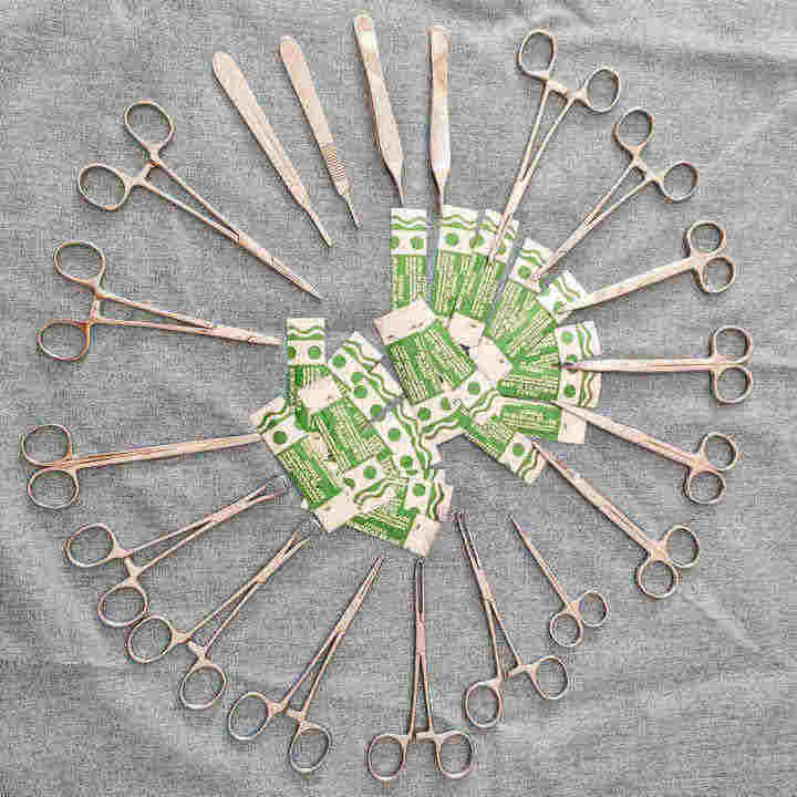 ANATOMY Medical Student DISSECTING DISSECTION KIT Surgical Instruments ...