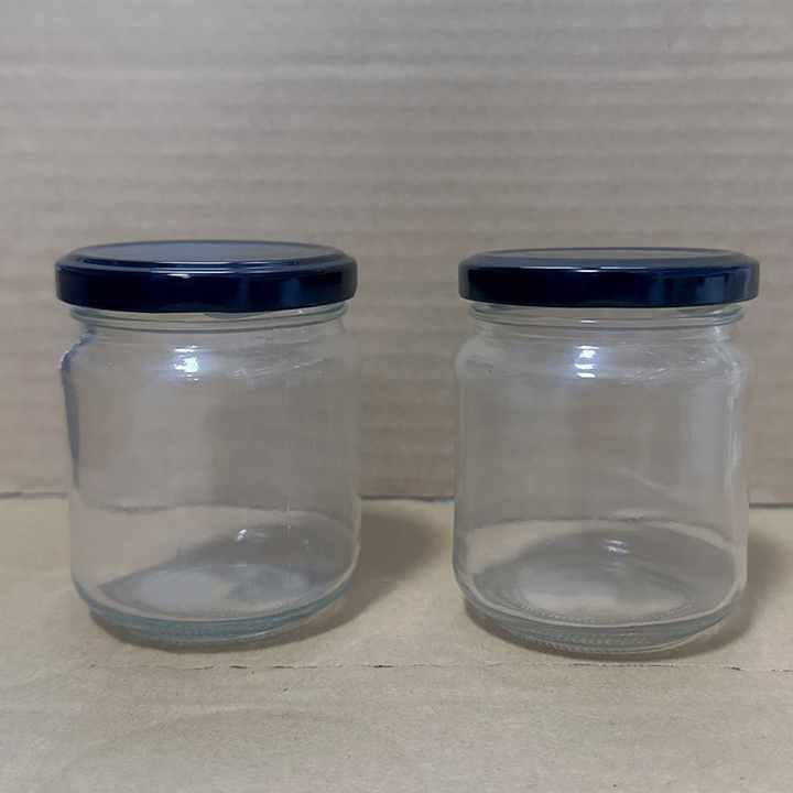 Wholesale Empty Custom 210 Ml 7 oz Round Food Glass Storage Container ...