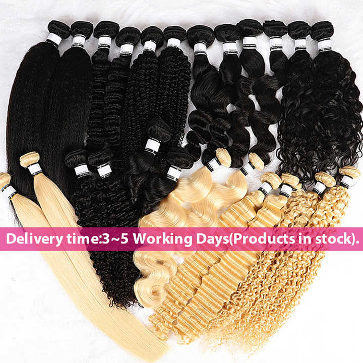 Wholesale Straight 613 Human Hair Bundles Raw Indian Cheap Hair Bundles ...