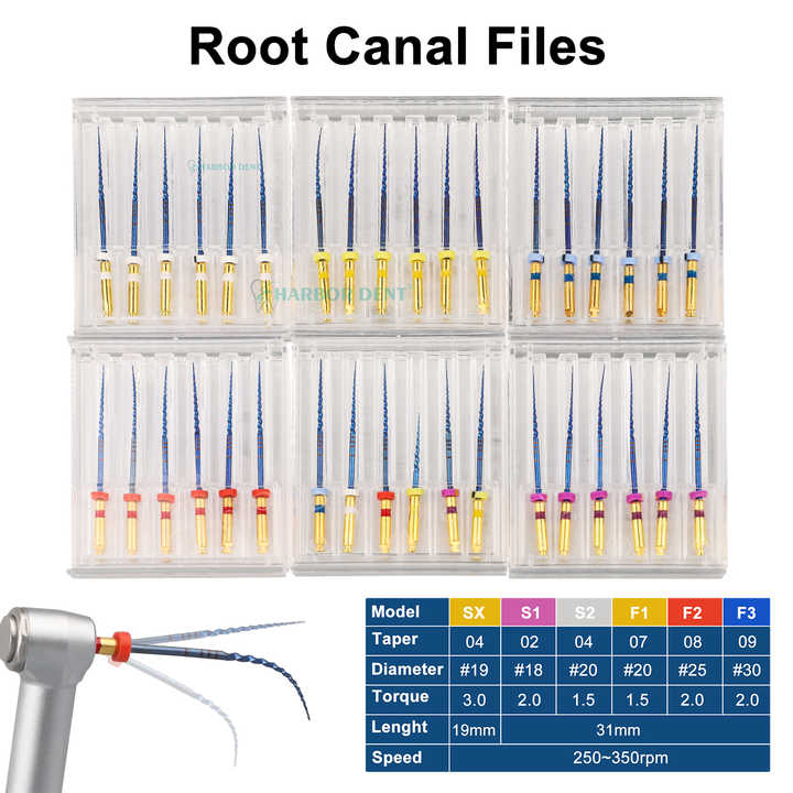 31mmDental Flexible Files Endo Rotary Files/ Endodontic Files Nickel ...