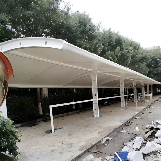 Membrane Structure Steel Frame Tensioned Multi-function Outdoor Parking ...
