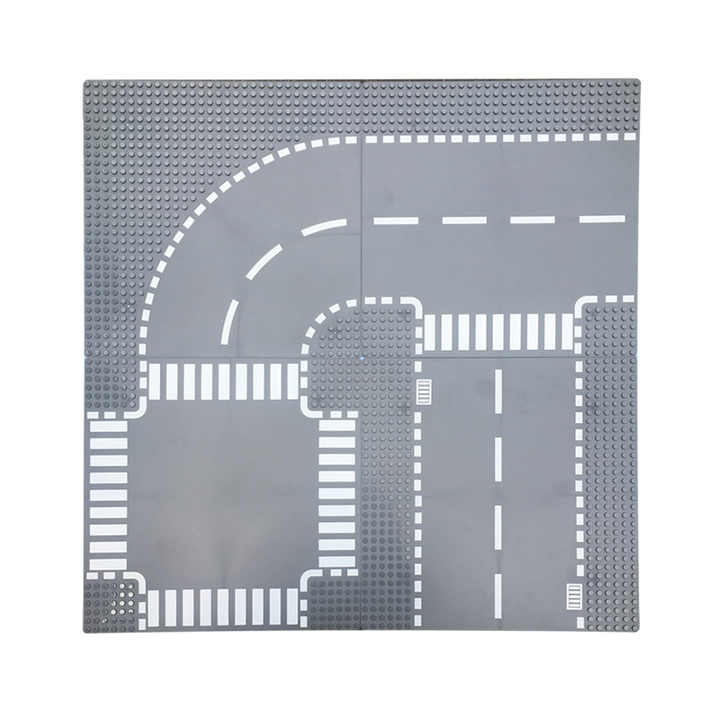 2025 Creative DIY Plastic Small Particle Highway Floor 25.6x25.6cm ...