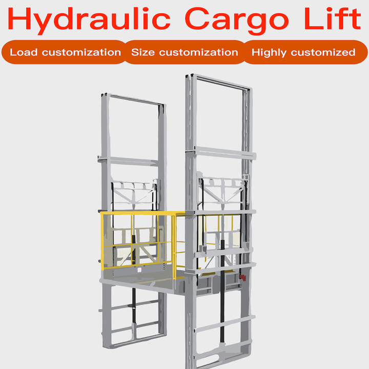 New Hydraulic Electric Vertical Freight Elevator for Industrial ...