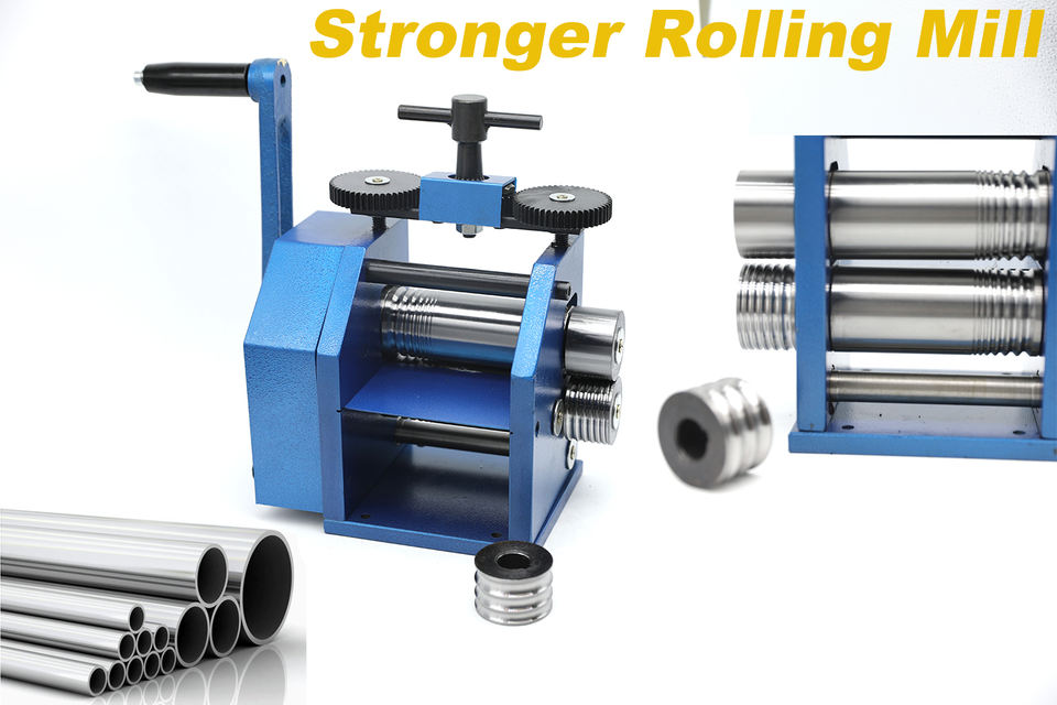 New Kinway Adjustable Jewelry Rolling Mill Machine Manual Metal Roller ...