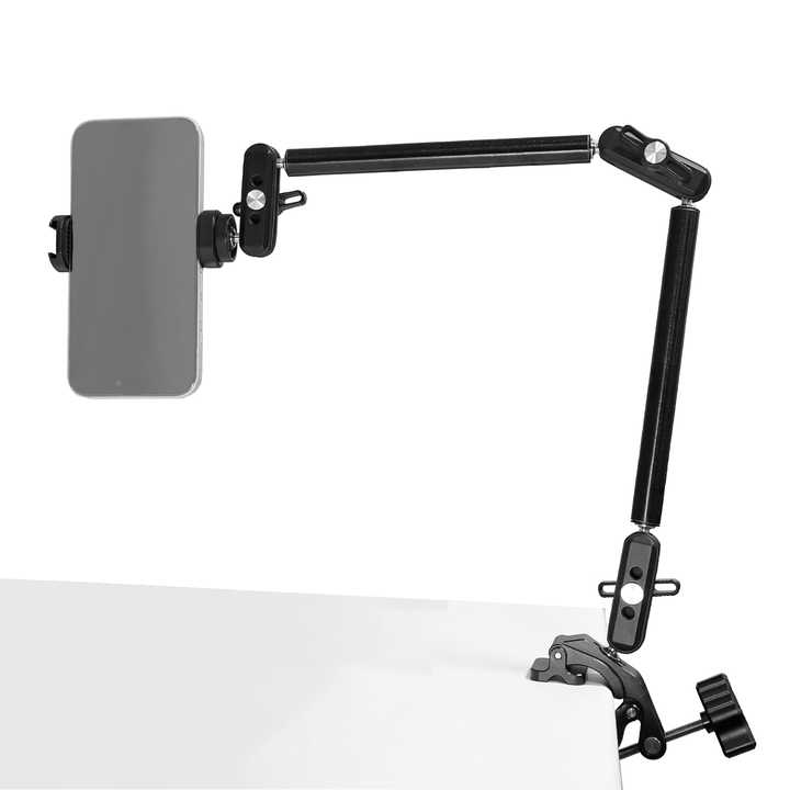 YUANYU Magic Arm w Clamp Overhead Desk Camera Phone Mount Articulating ...