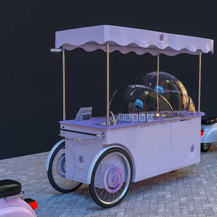 Retail Display Stand Cart for Sales - Durable & Stylish