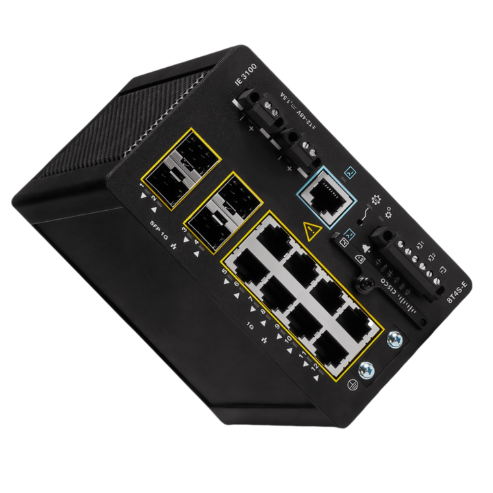 IE-3100-8T4S-E IE3100 W/8GE Copper RJ45 4GE SFP Fixed Sys Enterprise ...