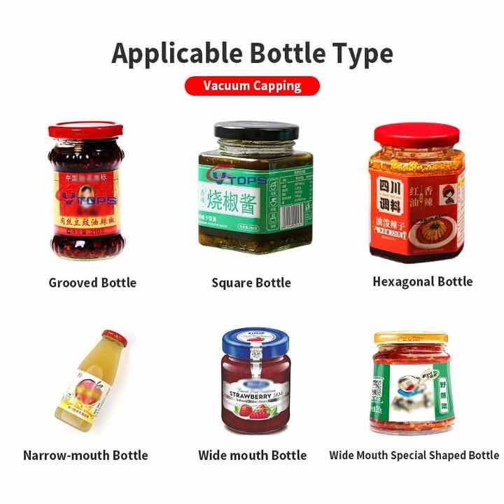 Automatic Linear Pneumatic Capper for Glass Bottle Jam Jars