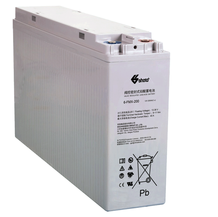 Shoto 6-FMX-200 VRLA Battery - 200ah for Telecom & Energy