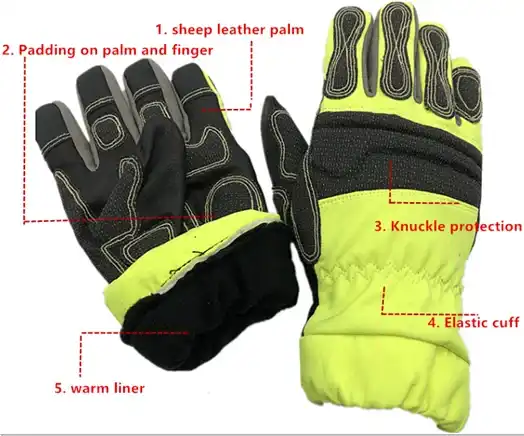 SONICE Manufacturer Fire Retardant Gloves Heat Resistant Flame ...