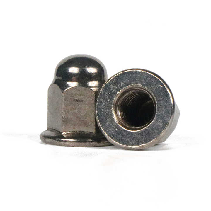 JM Brand Zinc Plated Black Oxide Galvanized DIN1587 M2 Hexagon Domed Cap Nuts Stainless Steel ...