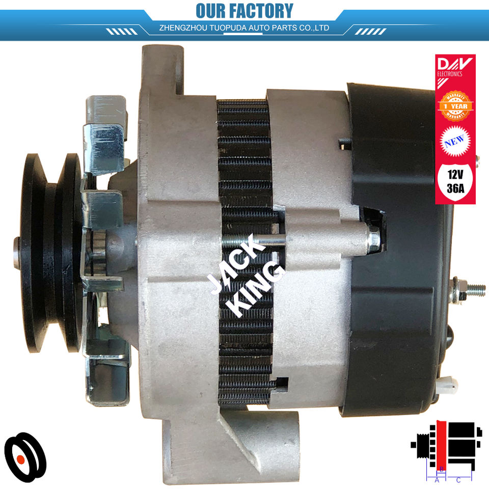 New ALT3562 12V 36A Alternator for Lucas TVS Mahindra Tractors ...