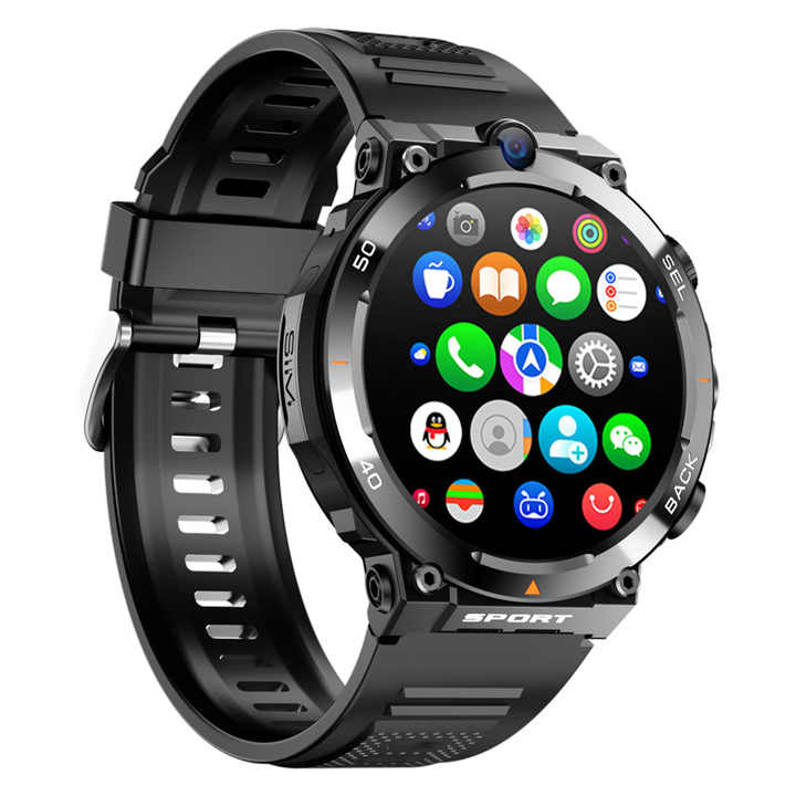 Minimalist 2025 Adult Heart Rate 4g SIM Card Watch Dual Camera IPX7 ...