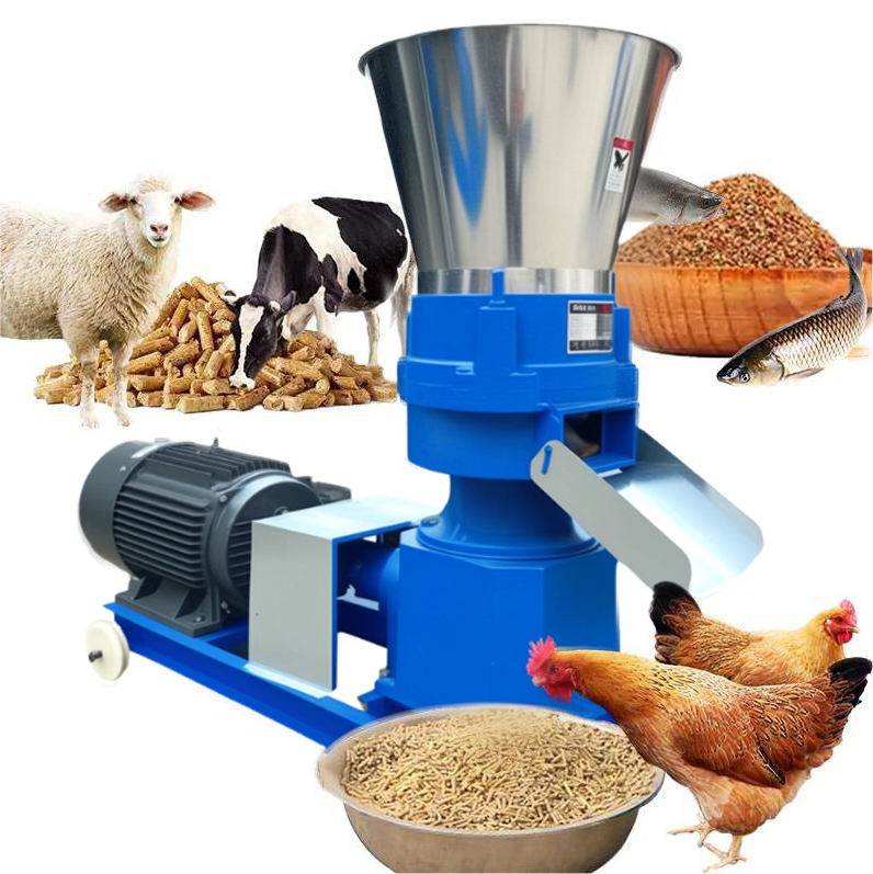 160 Model Animal Feed Pellet Machine 200kg/h Poultry Livestock Feed ...