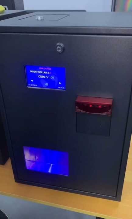 Safe Reliable Coin Exchange Machine Bill Change Coins Machine Bill to ...