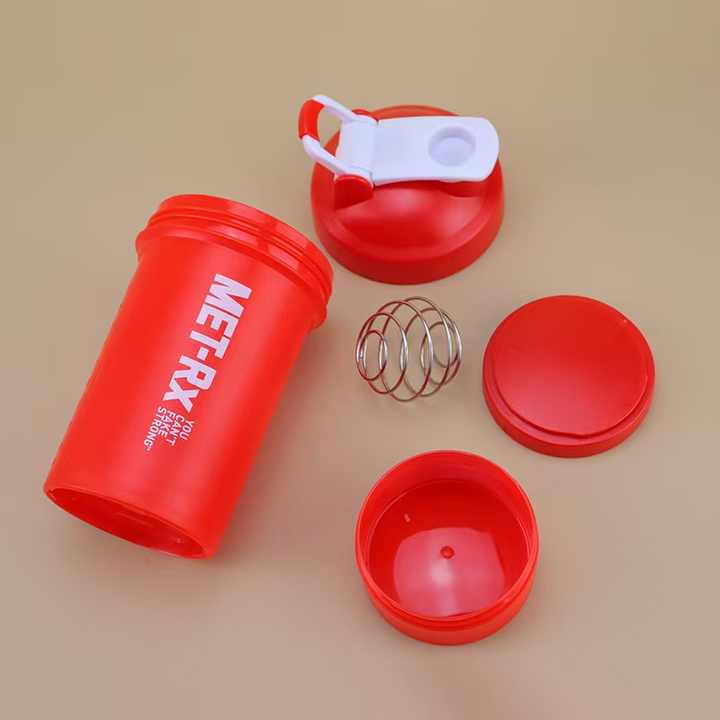 Custom 3-in-1 500ml 3 Layer Plastic Protein for Shaker Bottle Multi ...