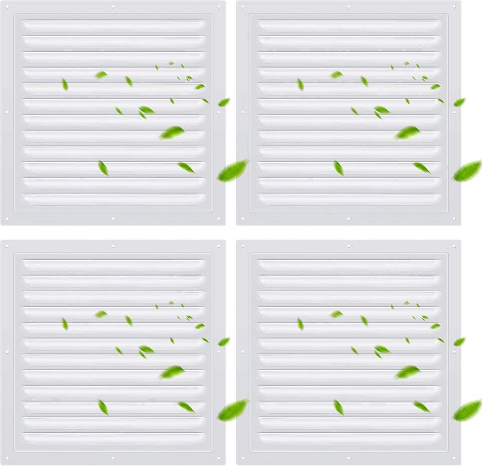 4-Way Aluminum AC Ceiling Air Diffusers HAVC Ventilation Register ...