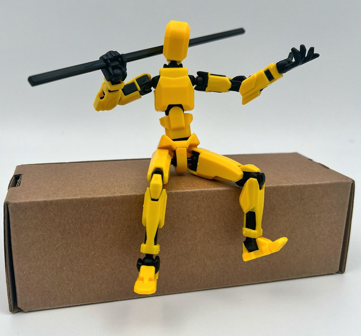 Multi-jointed Movable Robot 3D Printed Mannequin Toys