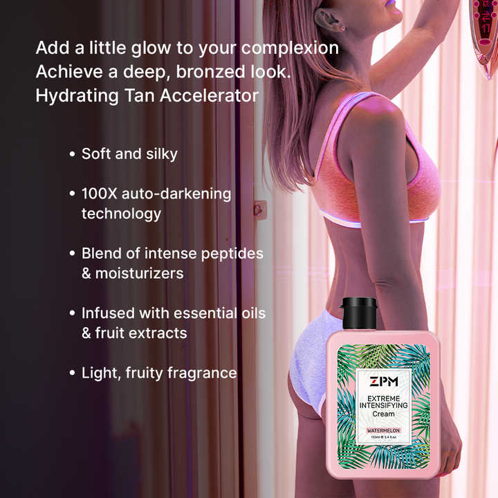 Private Label Custom Sunless Tanning Lotion Tanning Accelerator Extreme Intensifying Cream ...