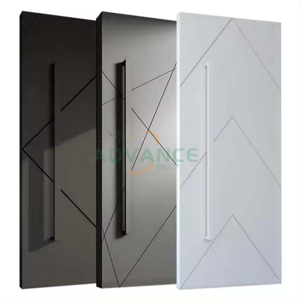 Custom Luxury Modern Sound Insulation Anti Theft Aluminum Alloy Swing ...