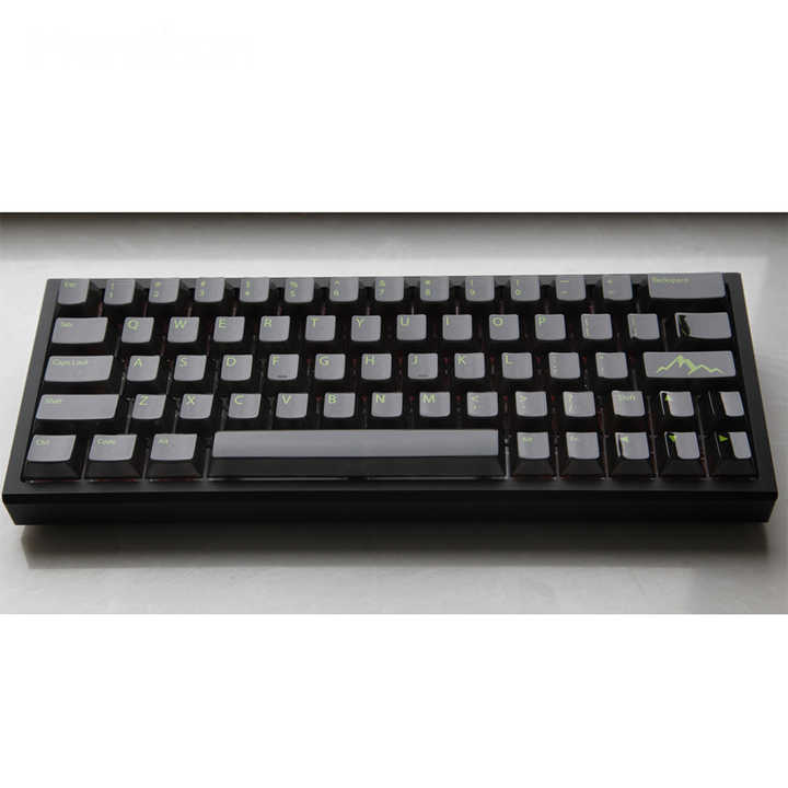 AKKO Polycarbonate Transparent Clear Keycaps with ASA Profile for ...