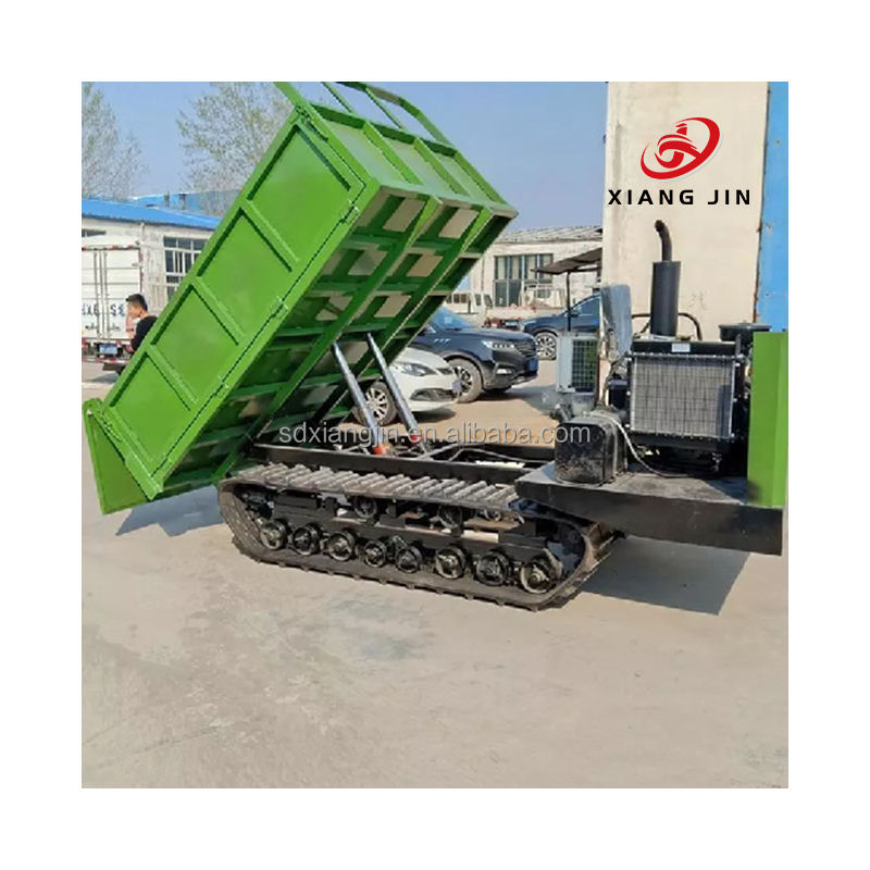 2 Ton Load Self Loading With Lifting Mini Dumper Crawler Light Tracked ...