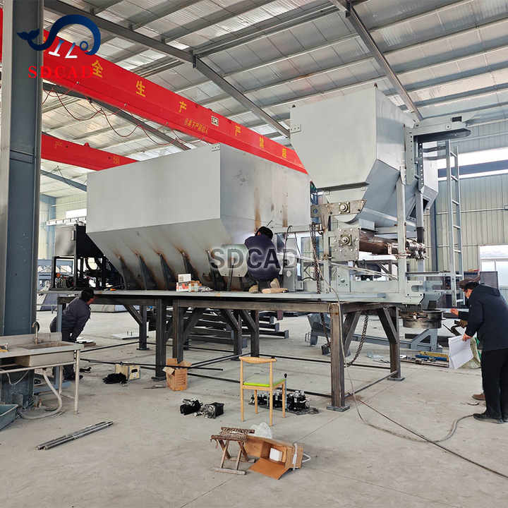 Skid-mounted Automated Concrete Mixer - 20m3/h Capacity