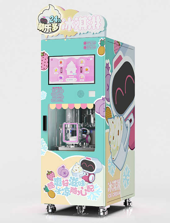 Smart Fully Automatic Smoothie Gelato Ice Cream Machine