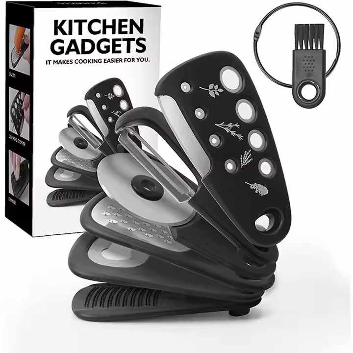 6-Piece Multi-Function Manual Kitchen Gadgets Set PP Plastic ...