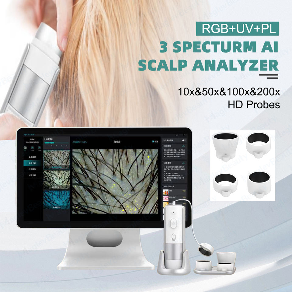 Professional AI Smart Scalp Analyzer Machine Automatic Scalp Analyzer ...