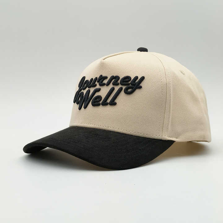 Middle Crown OEM Structured 5 Panel Cap Cotton Suede Sports Baseball ...