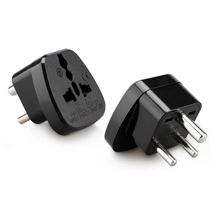 Universal to India Travel Plug Adapter - Type D Conversion