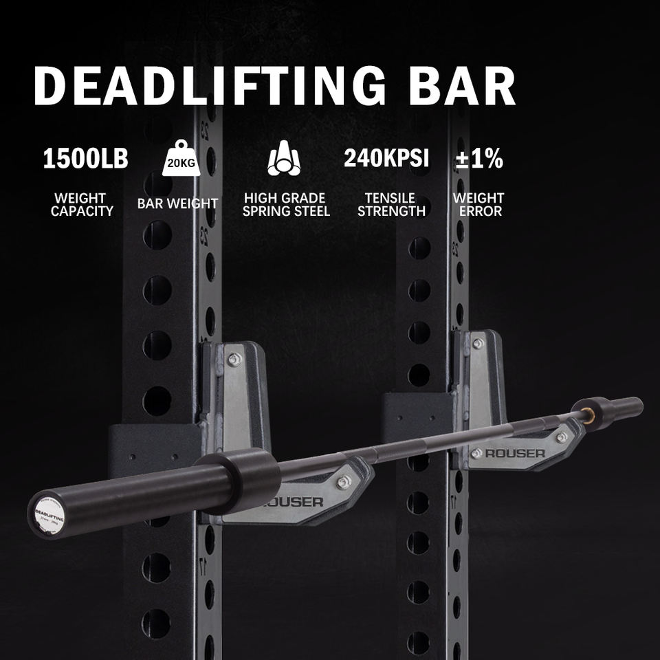 ROUSER 20KG High Grade Spring Steel Barbell for Strength Training ...