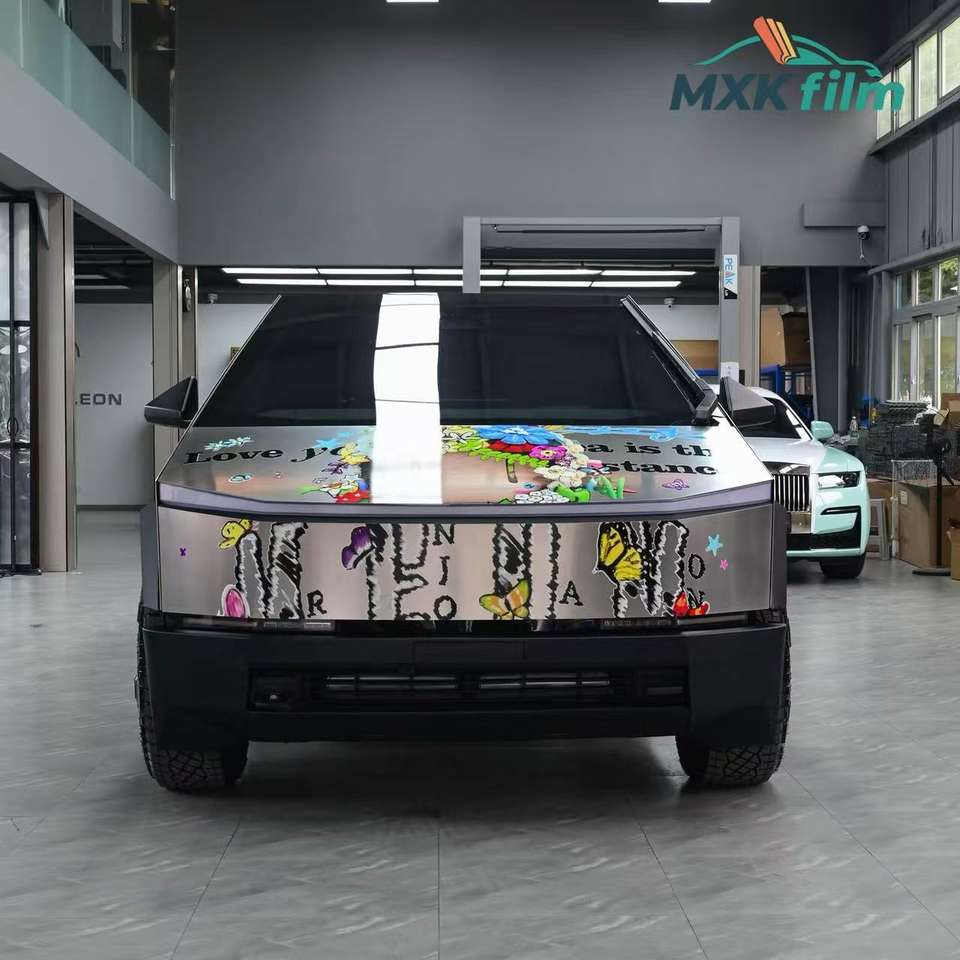 Personalized Die Cut Cybertruck Vinyl Stickers Easy Install Outdoor ...