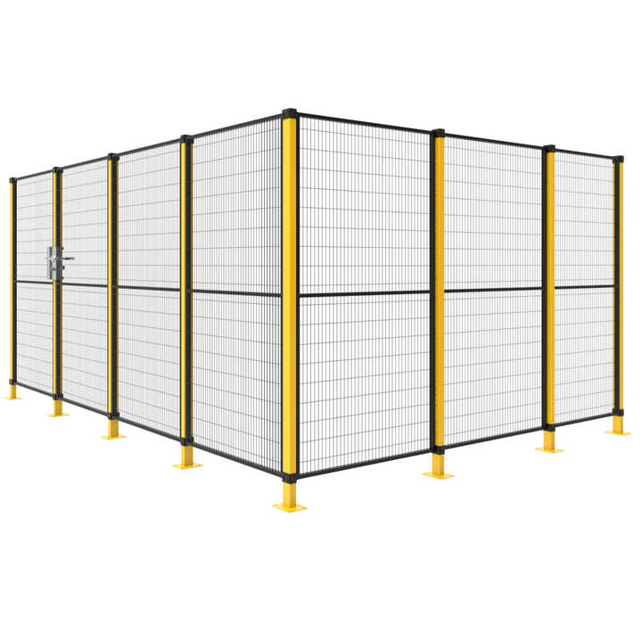 Custom-Size Welded Wire Fence Panels Rot-Proof Industrial Security ...