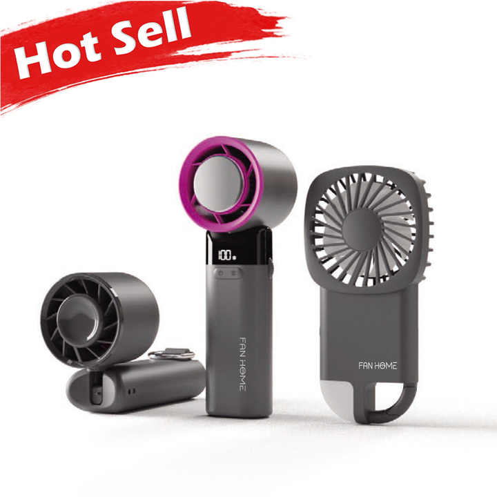 3000Mah Digital Display Foldable Fan USB Rechargeable 100 High Speed ...